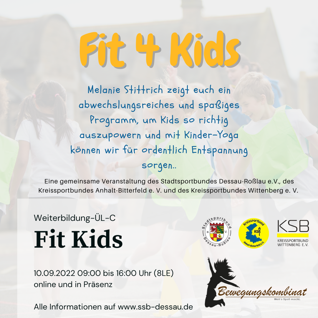 Fit 4 Kids – Kreissportbund Anhalt-Bitterfeld